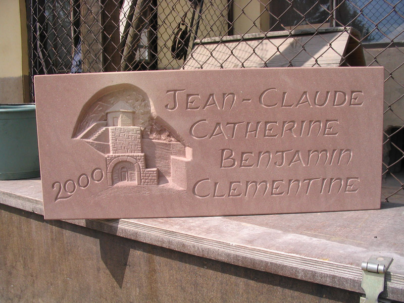 Pro en gravure sur pierre dans le 67 - Arbogast Violette